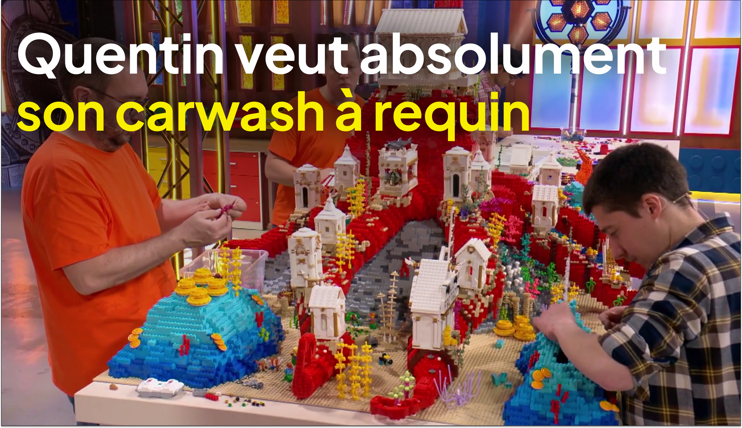 Lego masters : Quentin veut absolument son carwash à requin 01-08-2025- M6+
